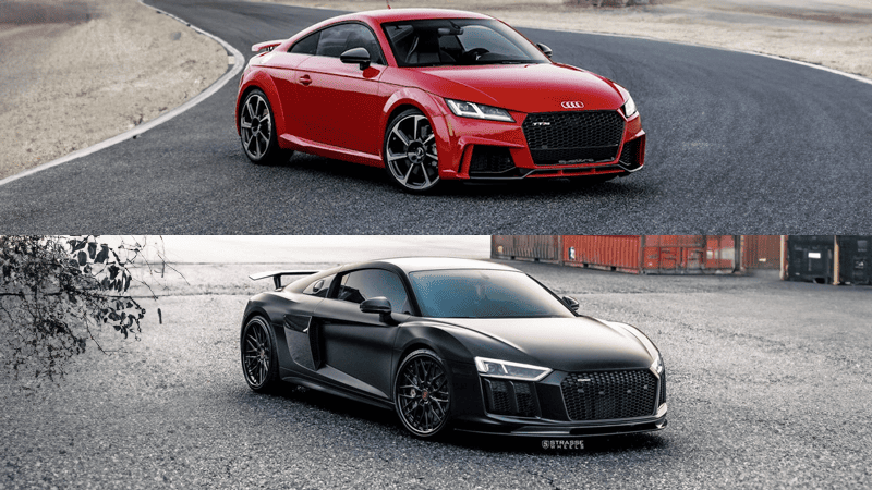 Audi TT 2018 vs Audi R8 2018: Comparamos para Você Escolher o Melhor ...